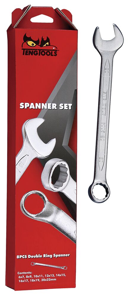 Combination Spanner Set 8-22 mm 12 Pieces – TengTools
