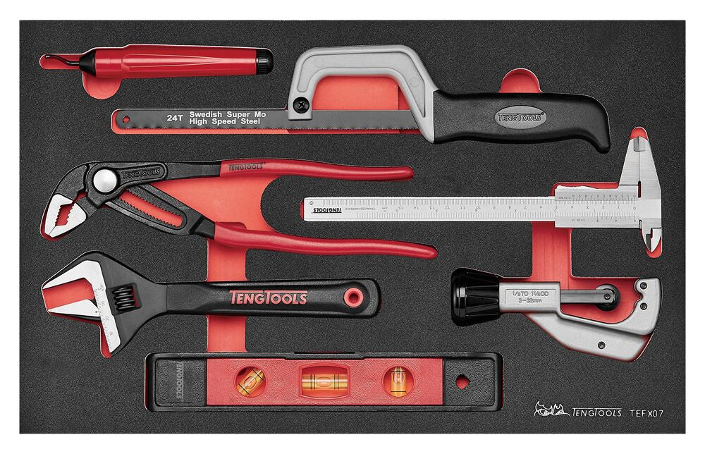 Plumber Tool Set FOAM3 7 Pieces – TengTools