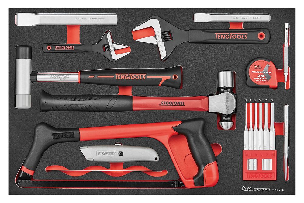 General tool set 18 pieces – TengTools
