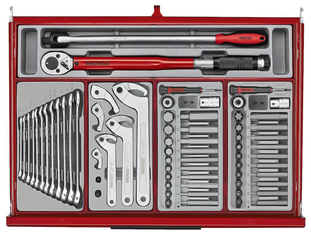 26" PRO35™ stack tool kit 753 pieces red | TengTools