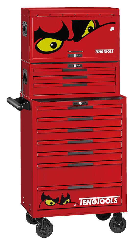 26" PRO35™ stack tool kit 1034 pieces red | TengTools