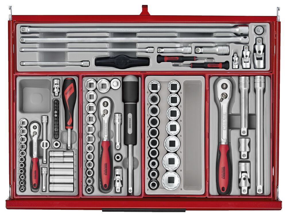 26" PRO35™ stack tool kit 753 pieces red | TengTools