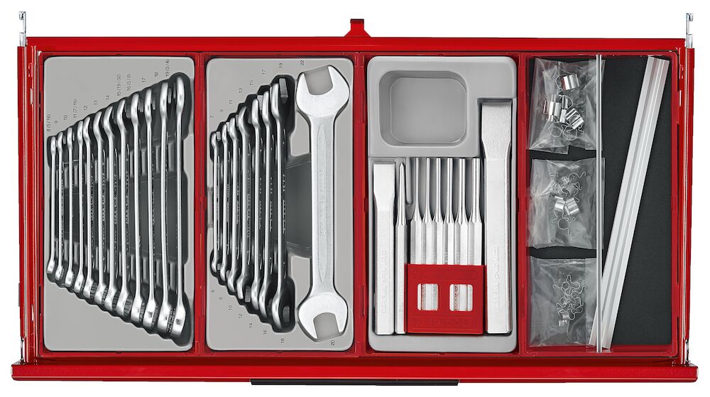 26" PRO35™ Mega Master tool kit 1033 pieces red | TengTools