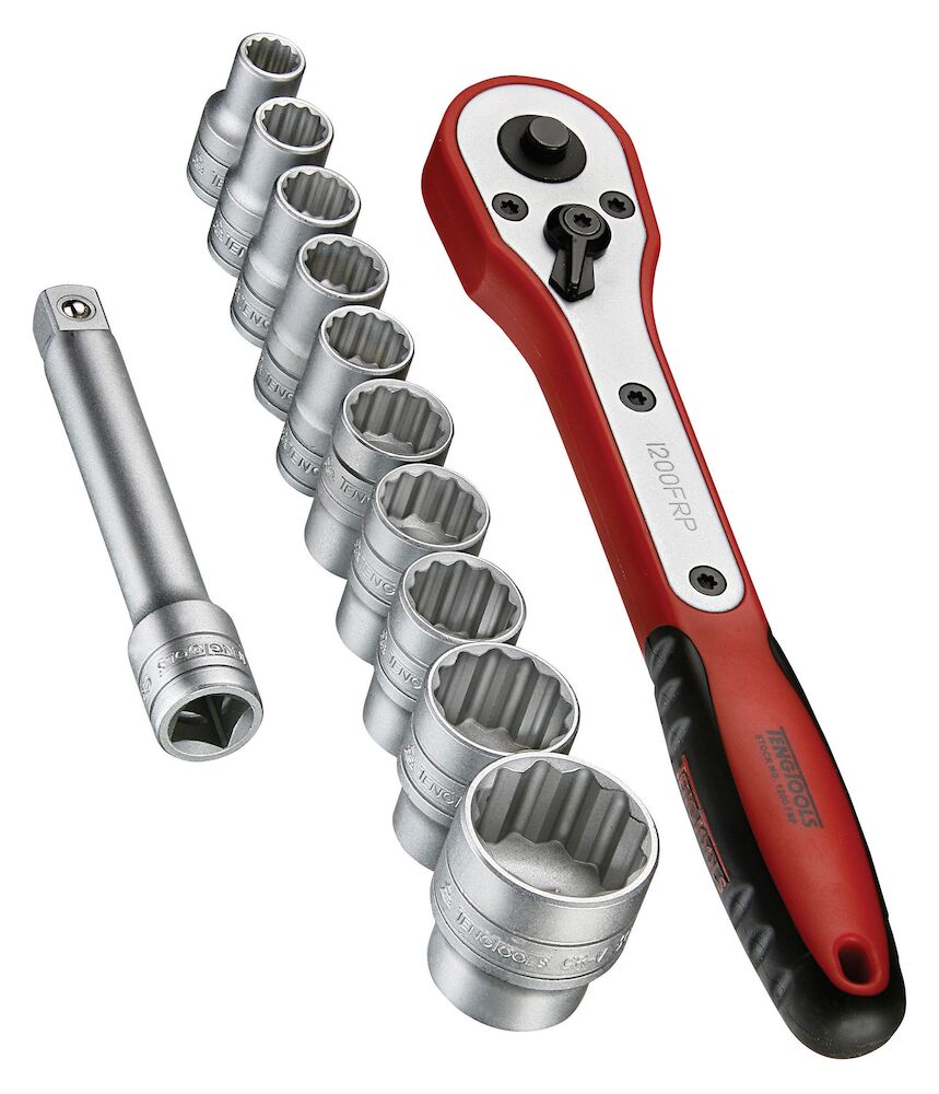 1/2" Socket Set 12 pt 12 Pieces | TengTools
