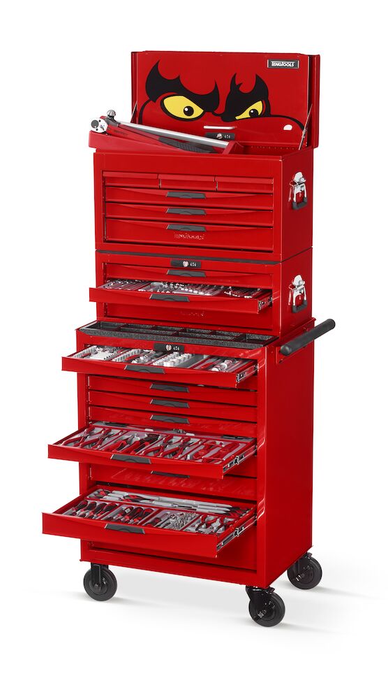 26" PRO Mega Master TT Tool Kit 1001 Pieces Red | TengTools