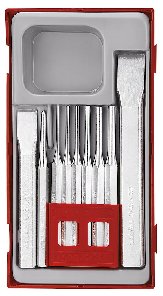Punch & Chisel Set TT1 9 Pieces | TengTools