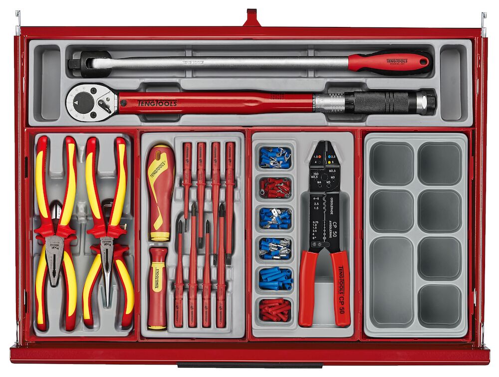 26" PRO35™ Mega Master tool kit 1033 pieces red | TengTools