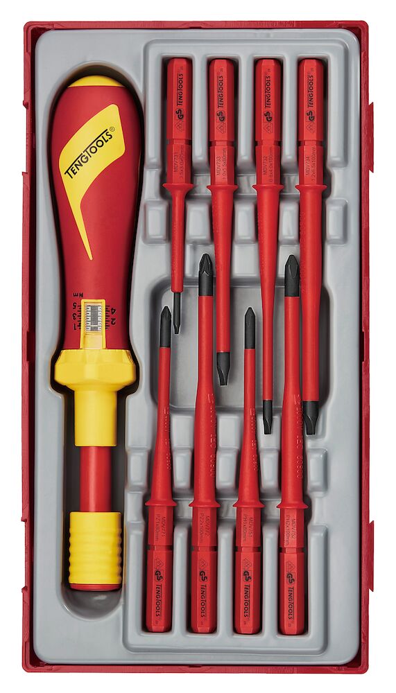 Insulated Torque Screwdriver Set TT1 9 Pieces | TengTools