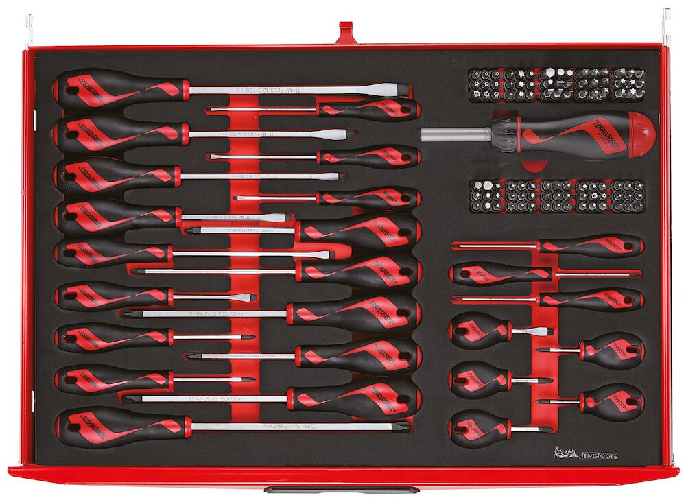 26" PRO Top Box FOAM Tool Kit 277 Pieces Red | TengTools