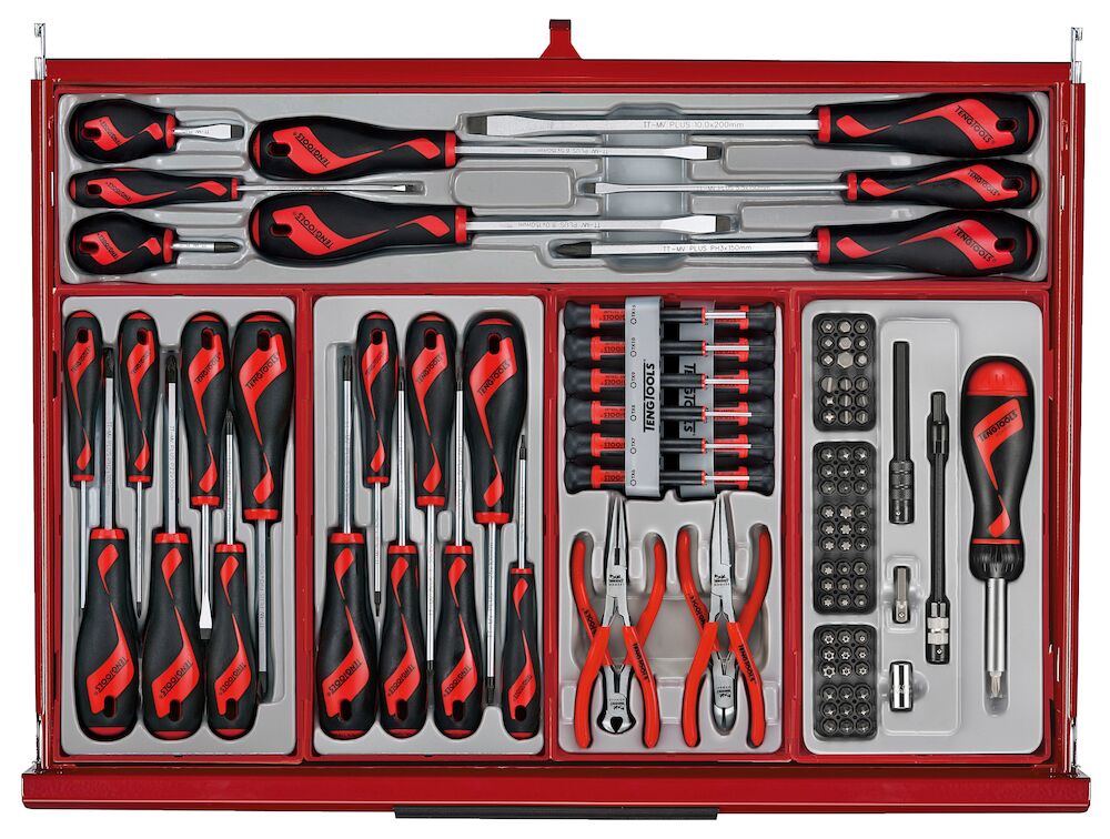 26" PRO35™ Mega Master tool kit 1033 pieces red | TengTools