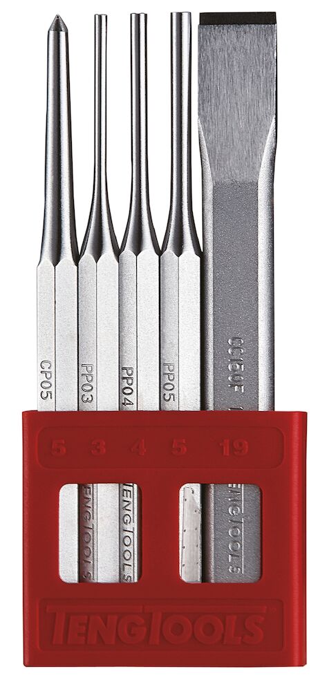 Punch & Chisel Set 5 Pieces | TengTools