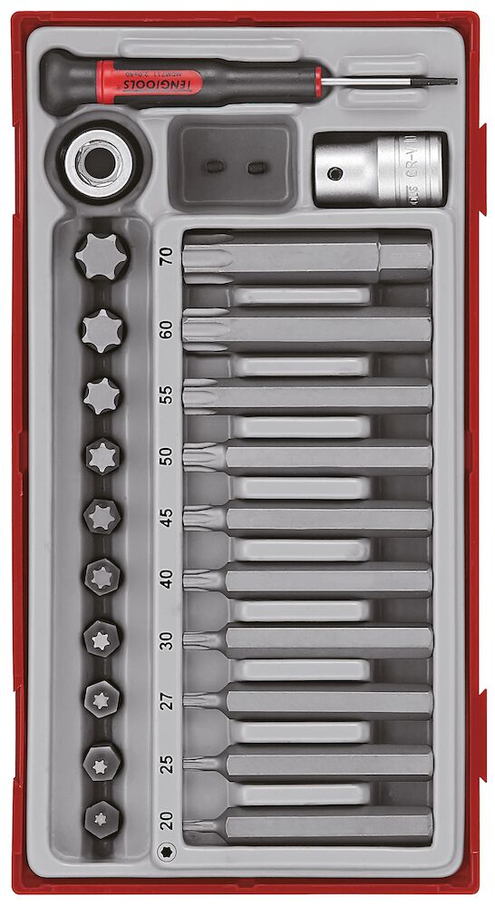 1/2" TX Bit Socket Set TT1 23 Pieces | TengTools