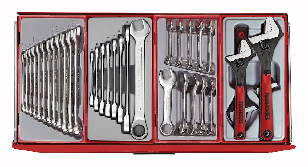 26" PRO Stack TT Tool Kit 1055 Pieces Red | TengTools