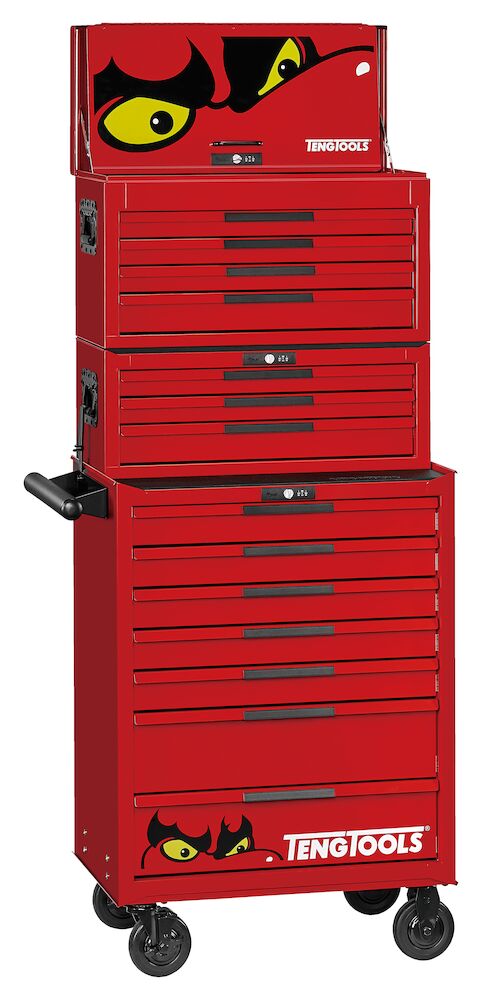 26" PRO35™ stack tool kit 1034 pieces red | TengTools