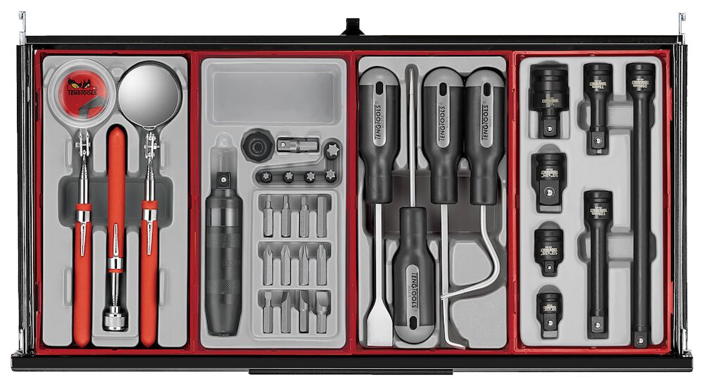 26" PRO35™ Mega Master tool kit 1033 pieces black | TengTools