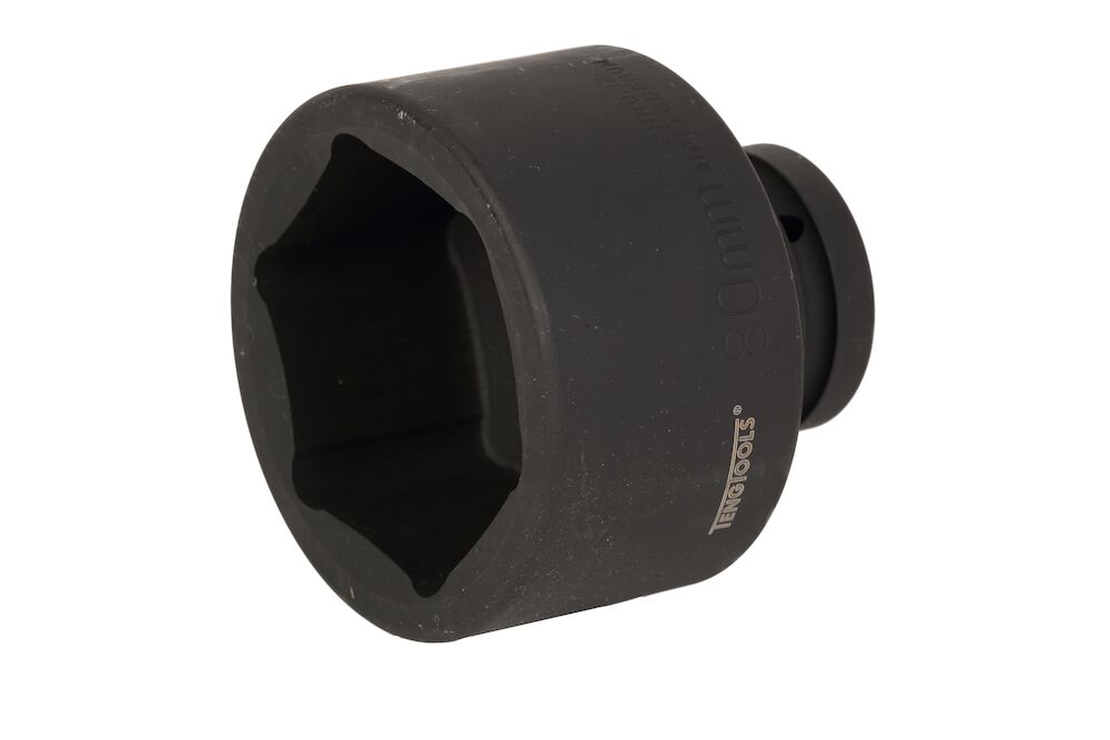 1" Impact Socket DIN Metric 80mm | TengTools