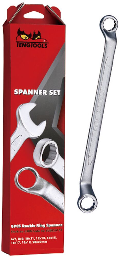 Double Ring Spanner Set 11 Pieces | TengTools