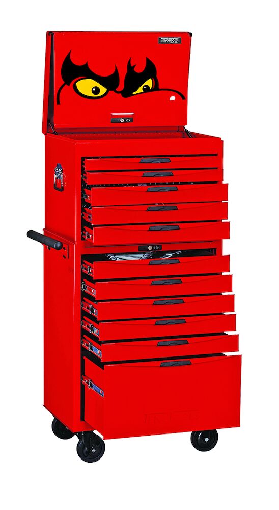 26" PRO Stack TT Tool Kit 541 Pieces Red | TengTools