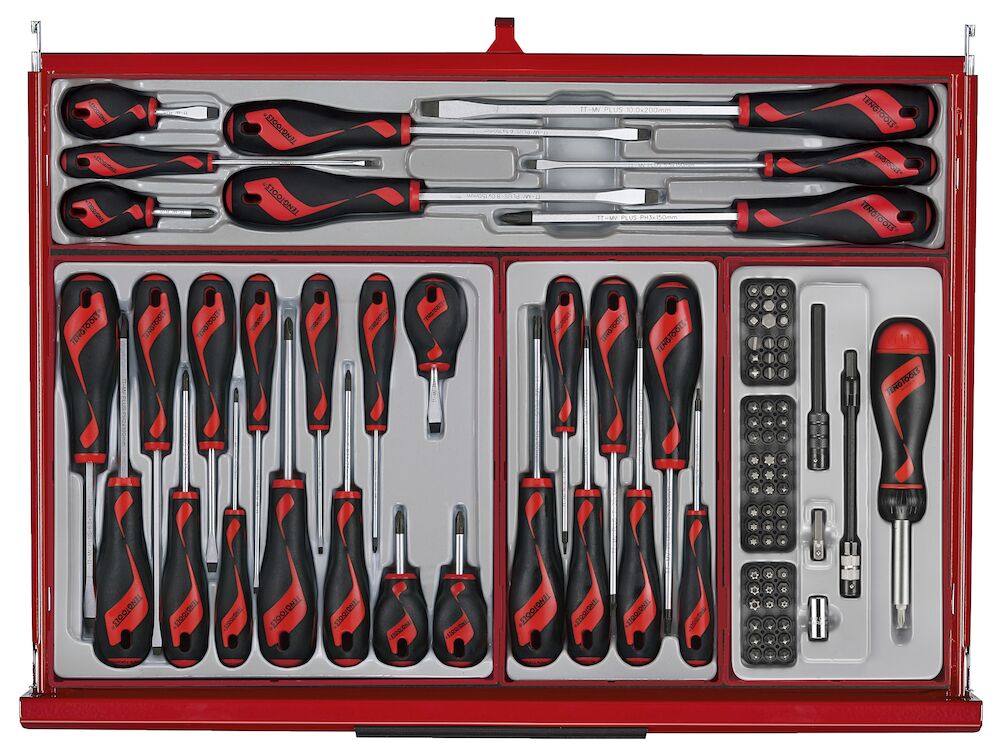 26" PRO35™ stack tool kit 1034 pieces red | TengTools