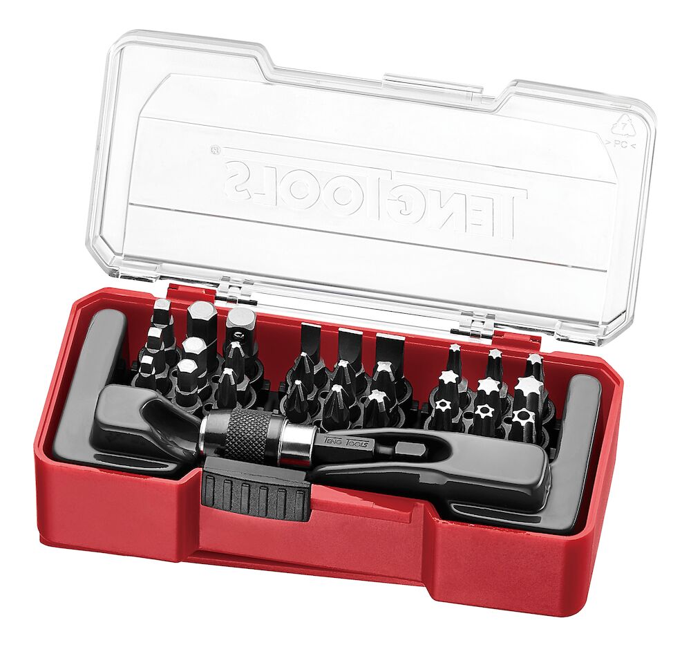Bit Set With Belt Clip Mixed 28 Pieces | TengTools