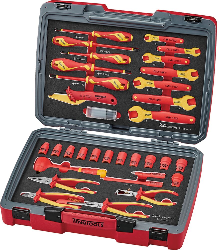 MECCA PRO TC-6T FOAM Electrician Tool Kit 37 Pieces | TengTools