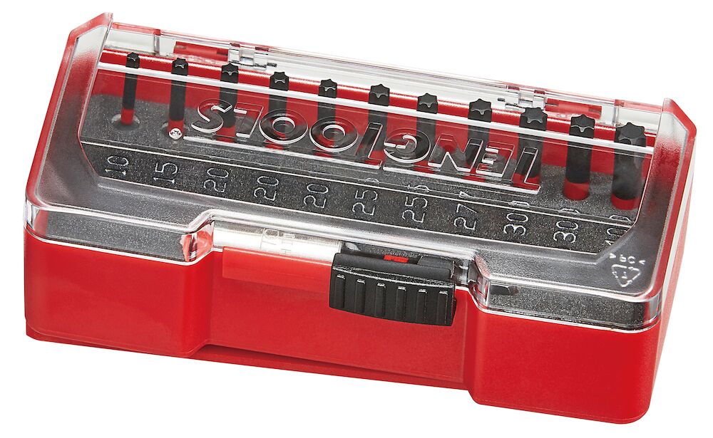 Impact Bit Set With Belt Clip TX 12 Pieces | TengTools