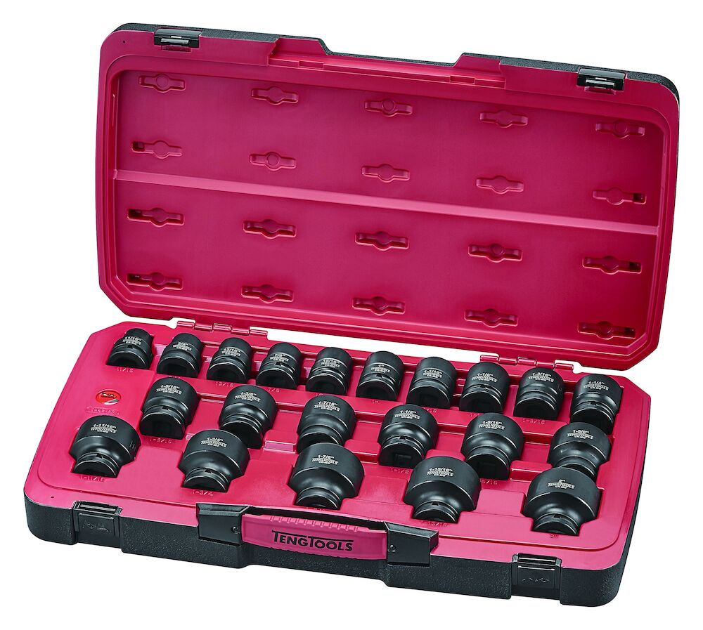 MECCA PRO 3/4" Impact Socket Set DIN AF 23 Pieces | TengTools