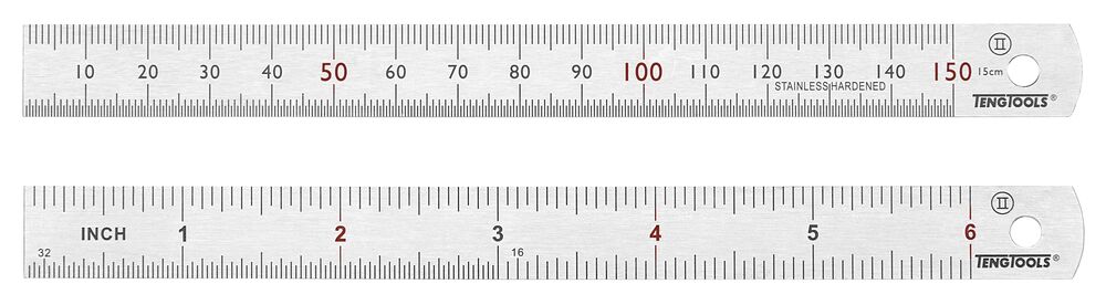 Steel Rule mm/AF 150mm | TengTools