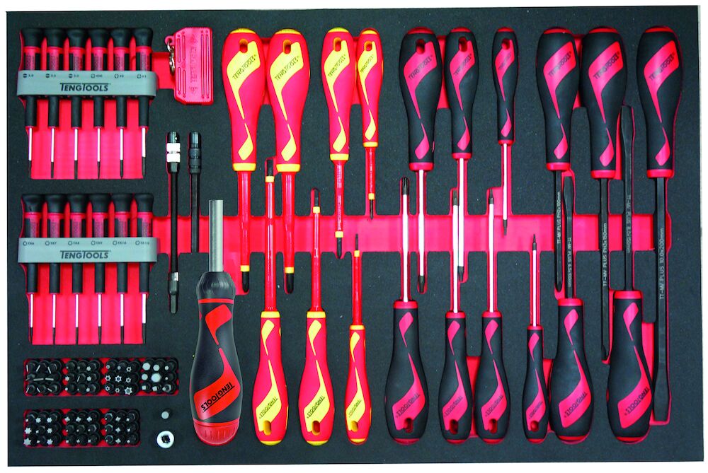 Screwdriver Set Mixed FOAM4X4 98 Pieces | TengTools