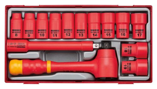 3/8" Insulated Socket Set TT1 14 Pieces | TengTools
