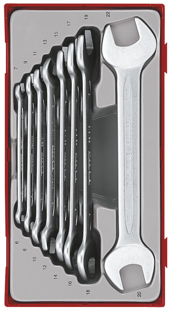 Double Open Ended Spanner Set TT1 8 Pieces | TengTools