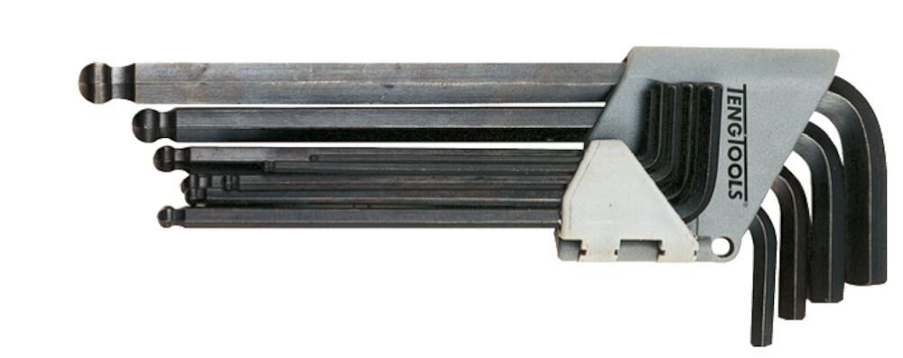 Ball Point Hex Key Set AF 9 Pieces | TengTools