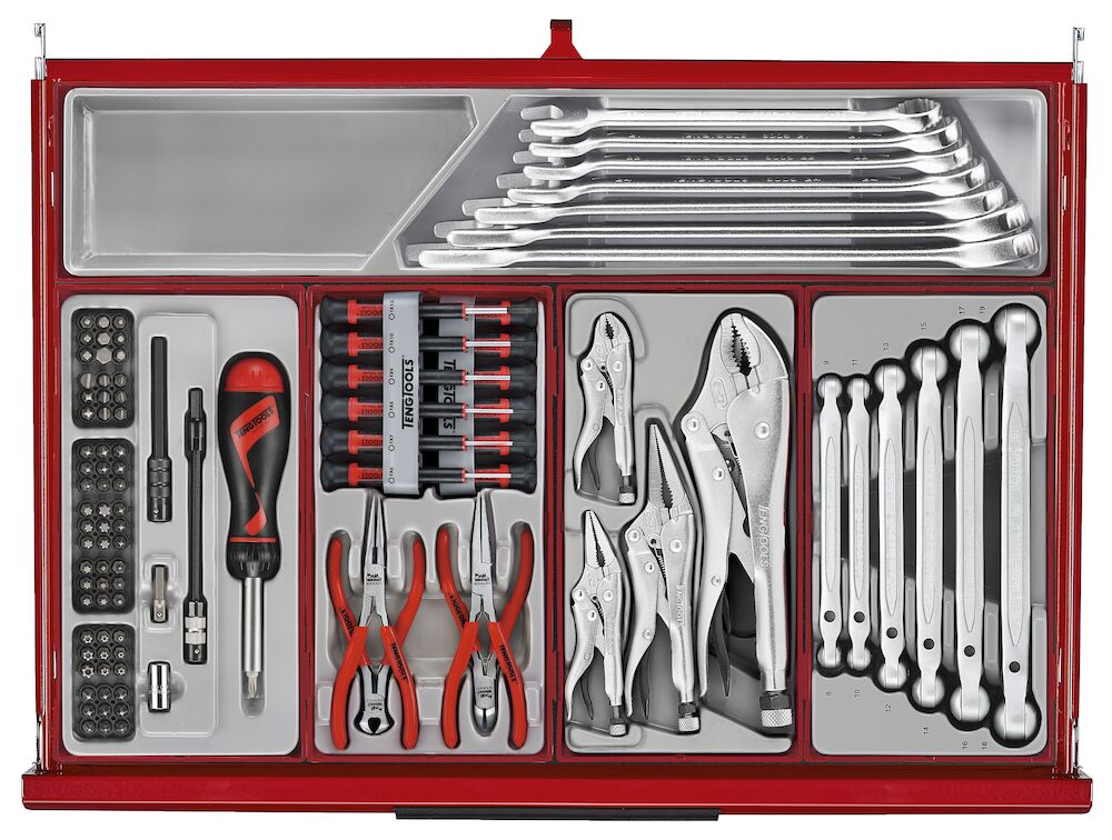 26" PRO35™ stack tool kit 753 pieces red | TengTools