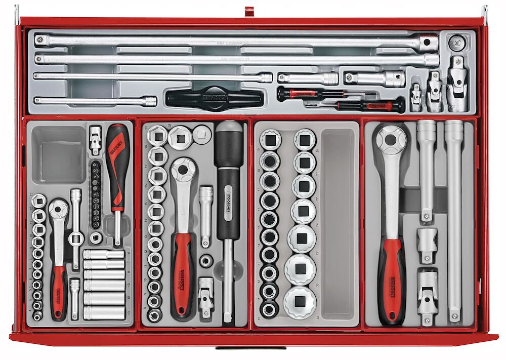 26" PRO Stack TT Tool Kit 715 Pieces Red | TengTools