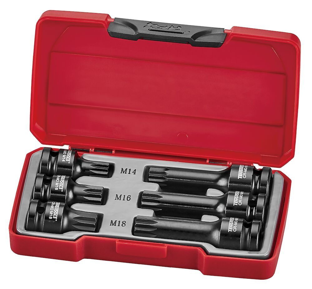 1/2" XZN/Triple Square Impact Socket Set DIN 6 Pieces | TengTools
