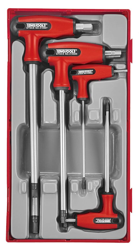 T-Handle Hex Key Set TT1 7 Pieces | TengTools