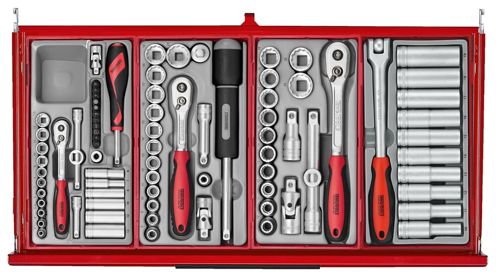 26" PRO35™ stack tool kit 1034 pieces red | TengTools