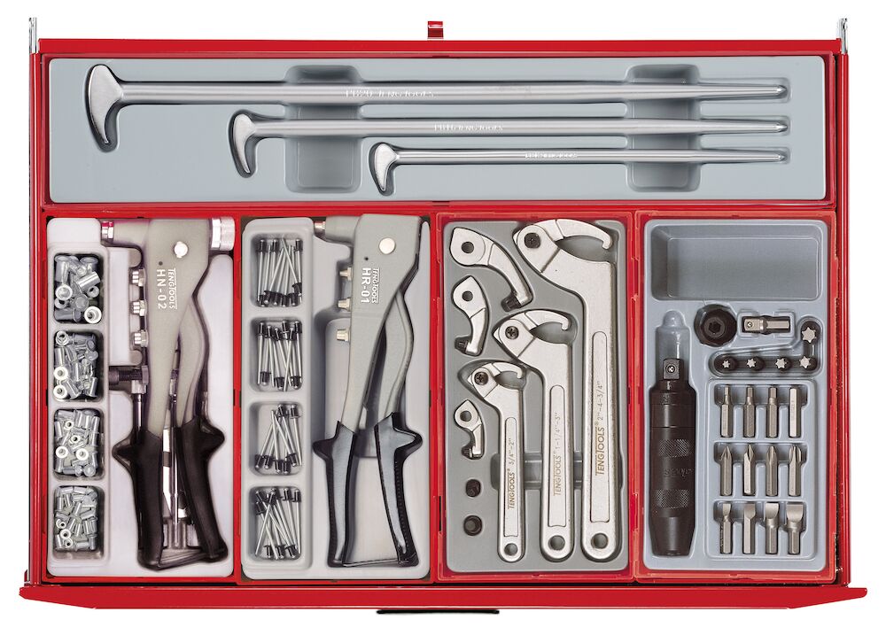 53" PRO Monster TT Tool Kit 1185 Pieces Red | TengTools