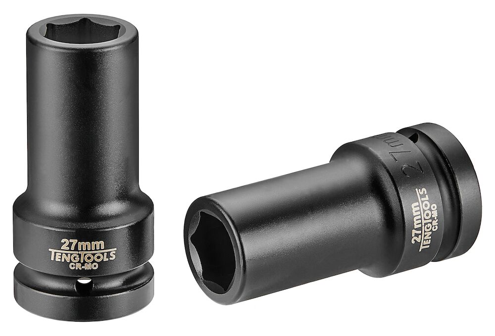 1" Deep Thinwall Impact Socket DIN Metric 27mm | TengTools