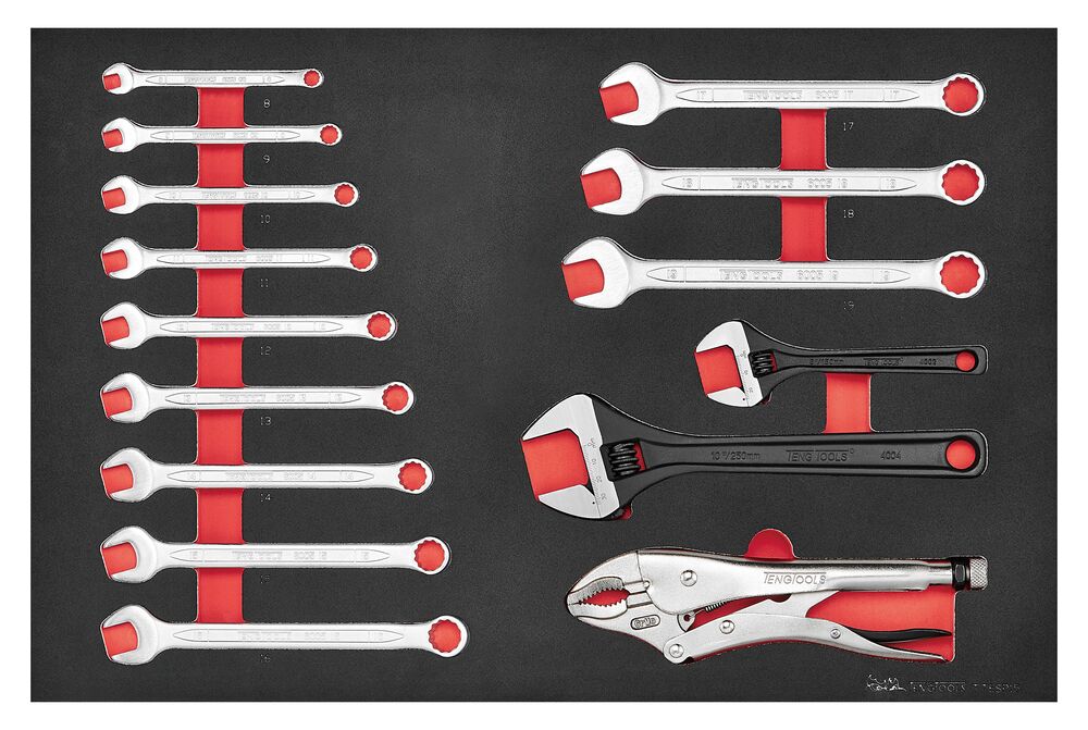 Spanner set FOAM4X4 15 pieces | TengTools