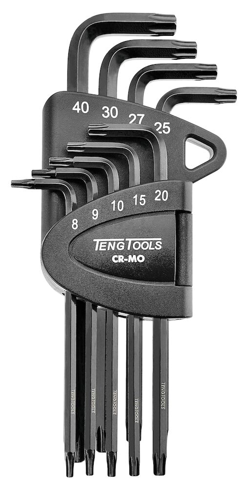Folding TPX Key Set CR-MO 9 Pieces | TengTools