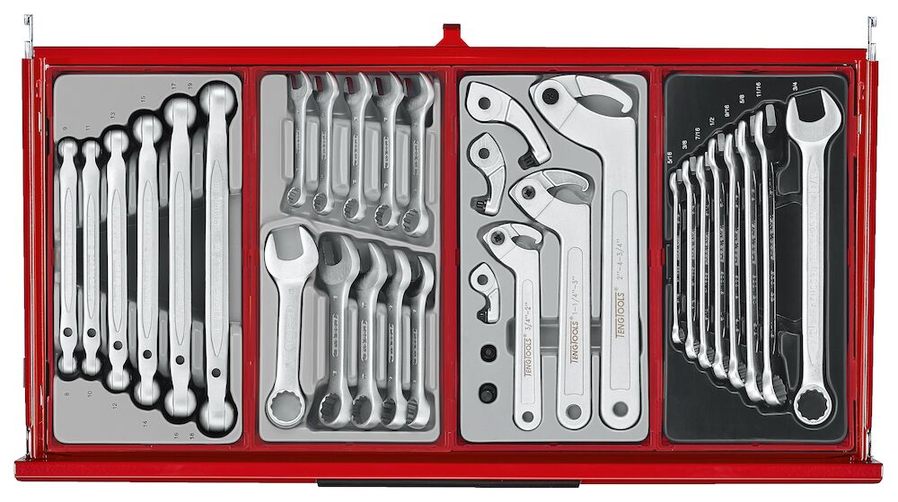 26" PRO35™ Mega Master tool kit 1033 pieces red | TengTools