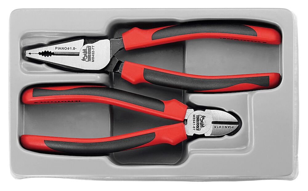 Mini Top Box Tool Kit 35 Pieces Red | TengTools