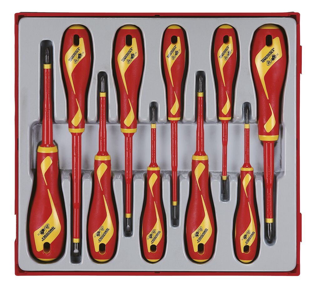 Insulated Screwdriver Set Mixed TT2 10 Pieces | TengTools
