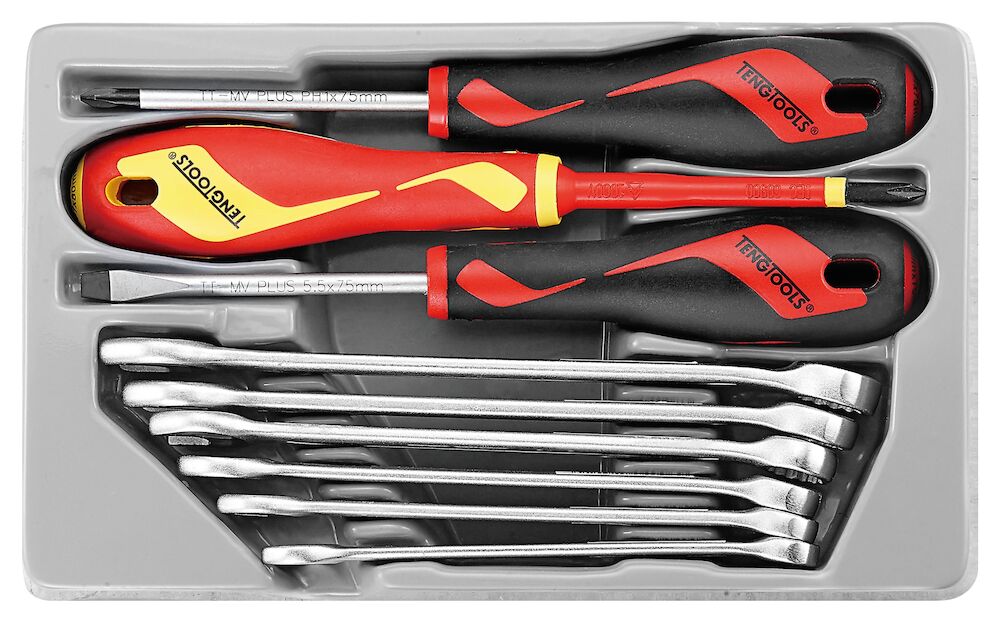 Mini Top Box Tool Kit 35 Pieces Red | TengTools