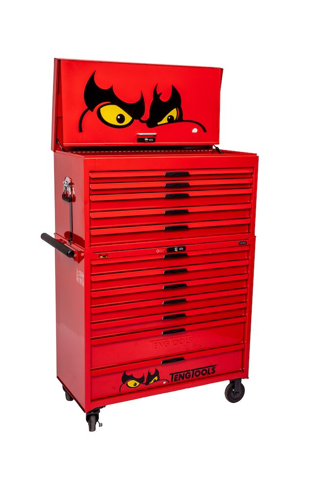 37" PRO Stack TT Tool Kit 1034 Pieces Red | TengTools