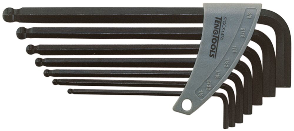 Ball Point Hex Key Set AF 7 Pieces | TengTools
