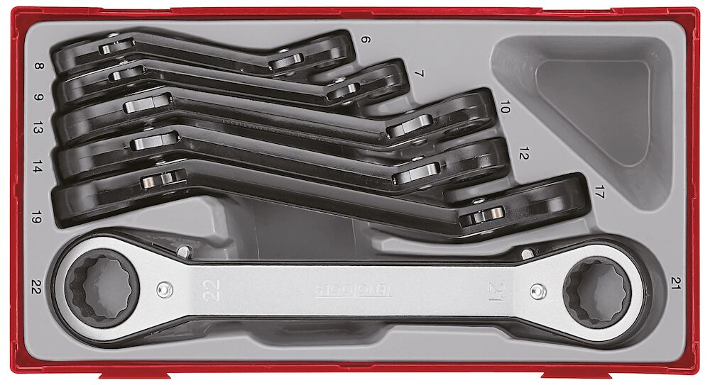 Ringskrallenøkkelsett, TT1, 6 deler | TengTools
