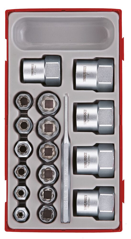 Stud Extractor Set TT1 18 Pieces | TengTools