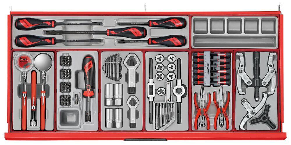 37" PRO Stack TT Tool Kit 1034 Pieces Red | TengTools